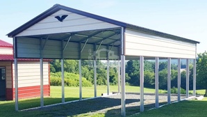 Metal RV covers and Carports for your RVs and Campers
